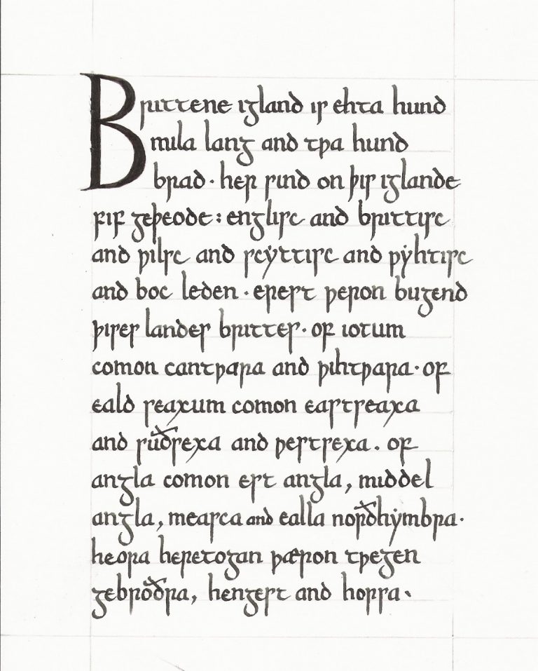 The Anglo-Saxon Chronicle | Tha Engliscan Gesithas